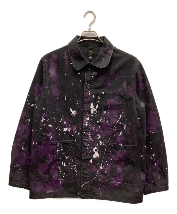 [Pre-owned] Needles painted denim jacket FK121 – Archive Factory