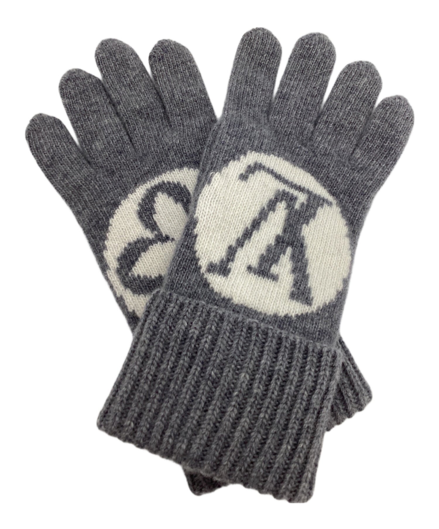 [Pre-owned] LOUIS VUITTON Knit Gloves LV Medallion M94589 – Archive Factory