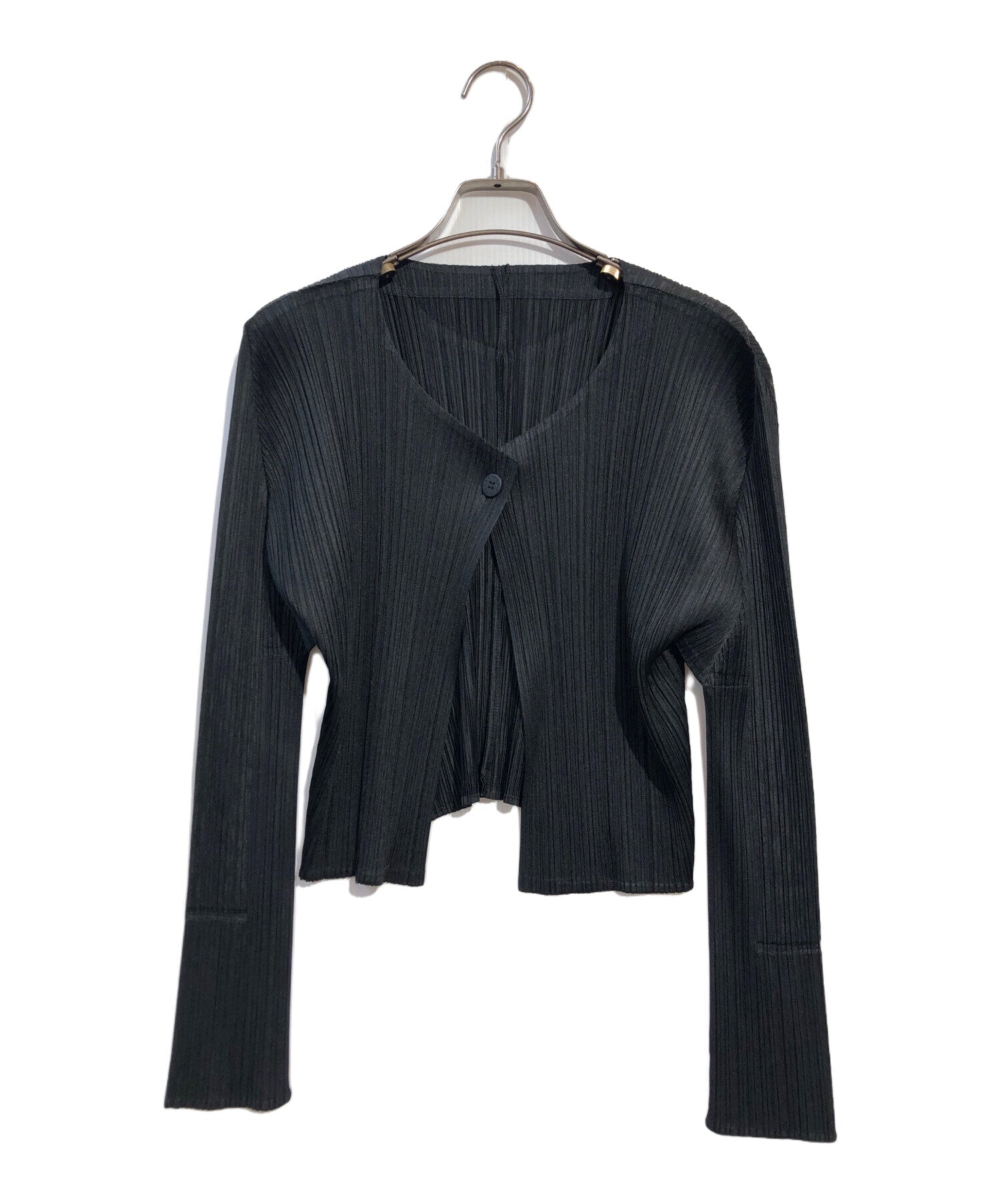 [Pre-owned] PLEATS PLEASE Pleated collarless jacket PP01-J0171 ...
