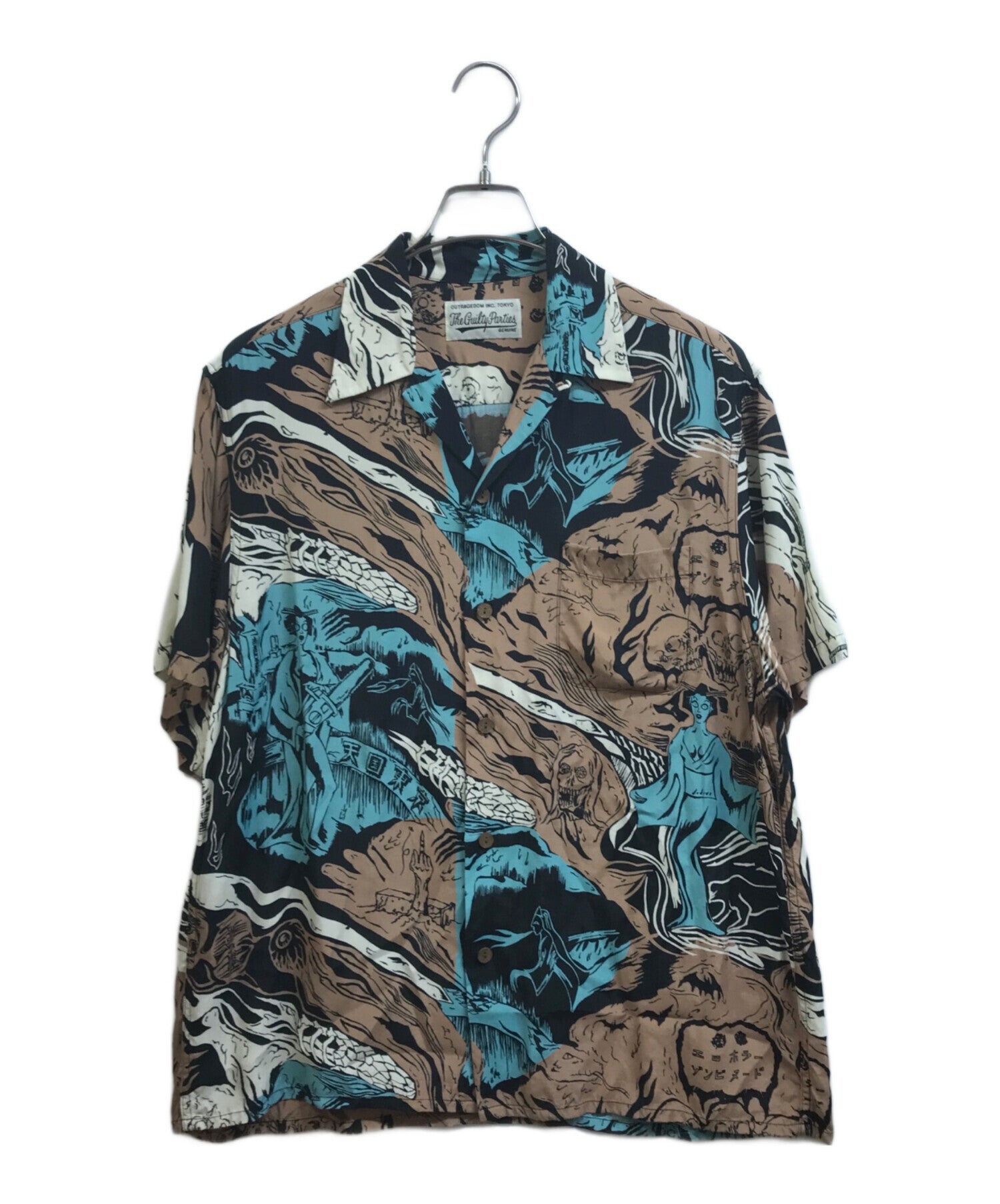 [Pre-owned] WACKO MARIA Erotic horror zombie nude aloha shirt – Archive ...