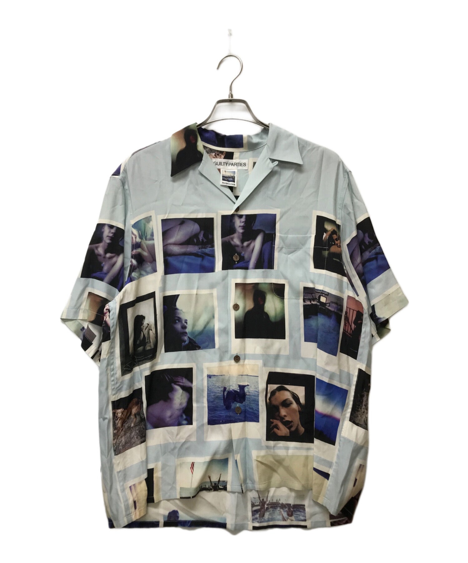 [Pre-owned] WACKO MARIA DAVICE SORRENTI Photo print open collar shirt ...