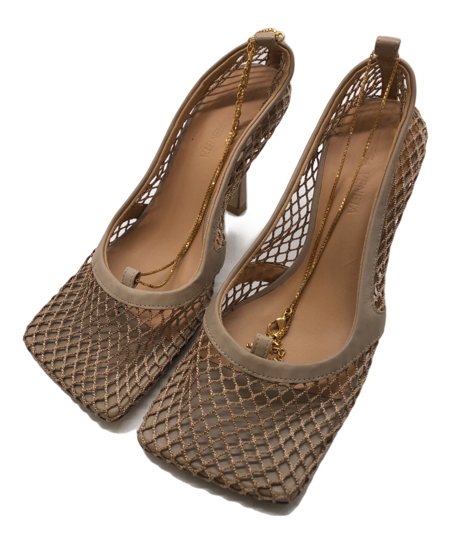 [Pre-owned] BOTTEGA VENETA Mesh Chain Pumps – Archive Factory