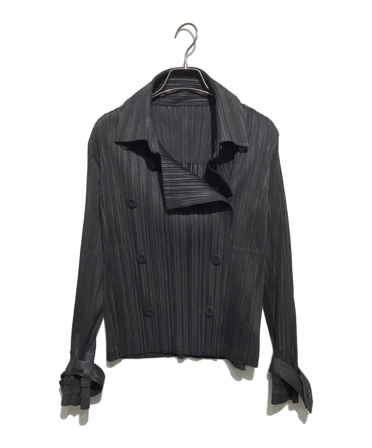 [Pre-owned] PLEATS PLEASE Pleated double jacket PP53-JD442 – Archive ...