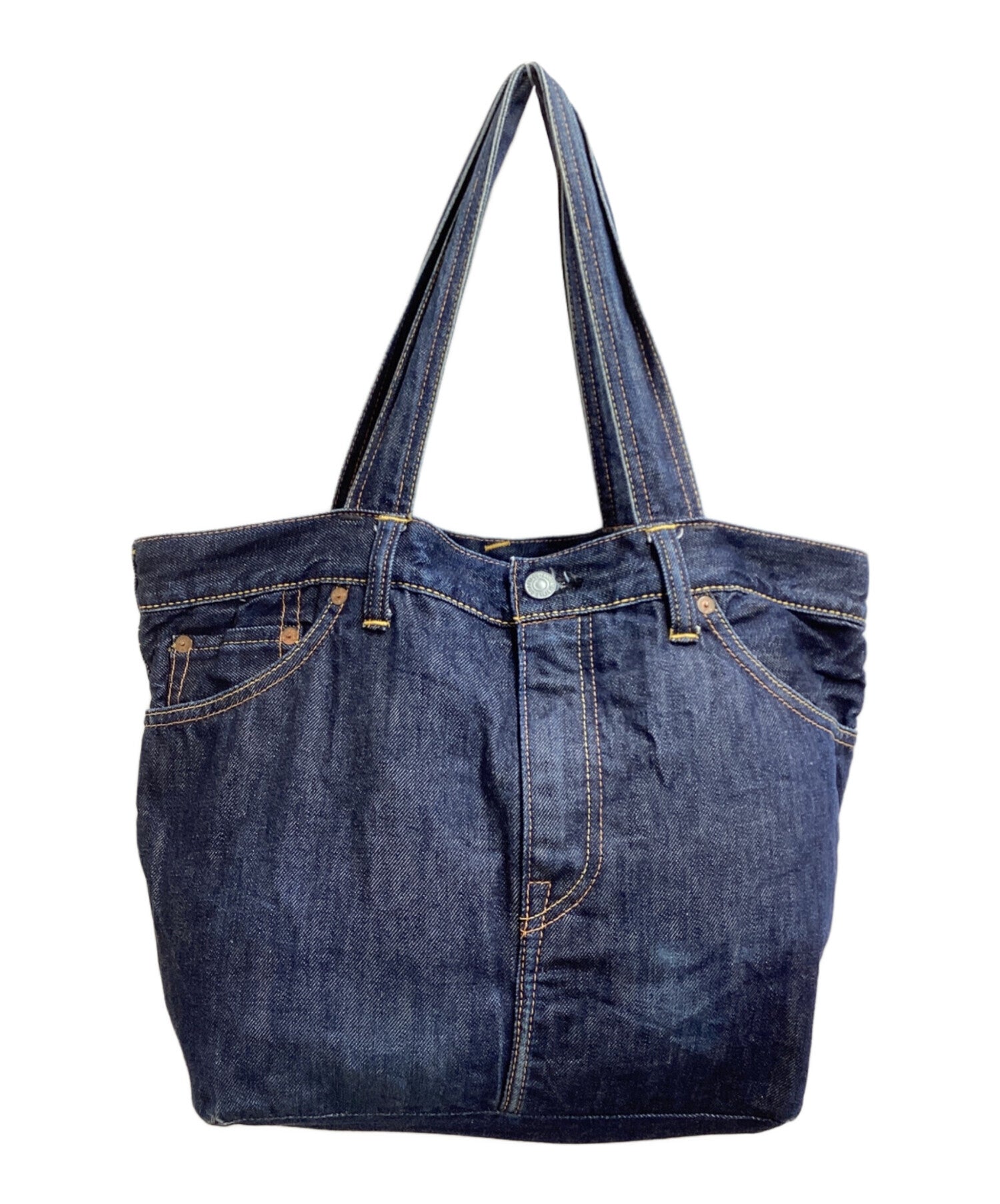 [Pre-owned] EVISU EVISU / EVISU / Seagull painted denim tote bag ...