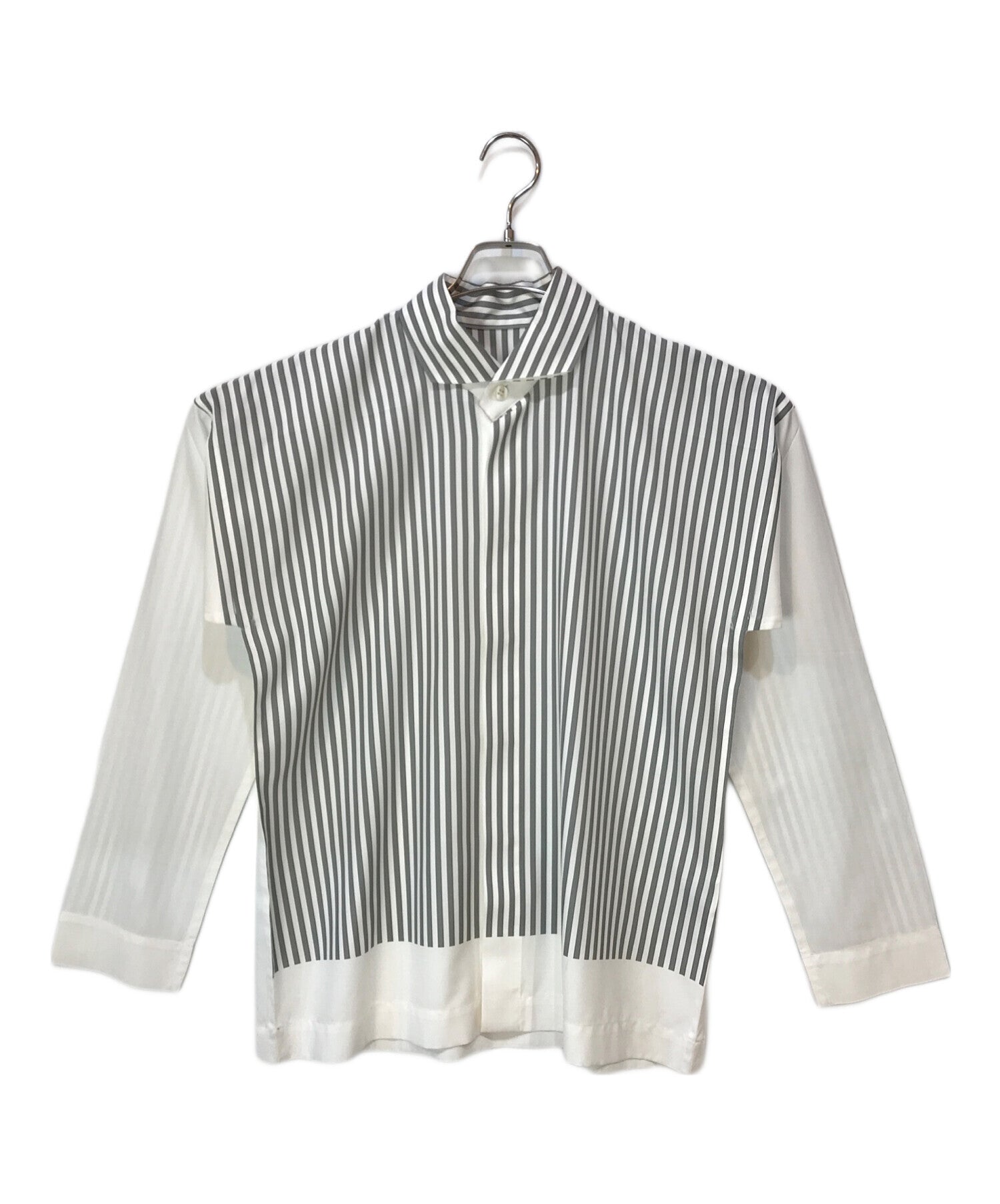 [Pre-owned] HOMME PLISSE ISSEY MIYAKE Switching Stripe Shirt HP53FJ009 ...
