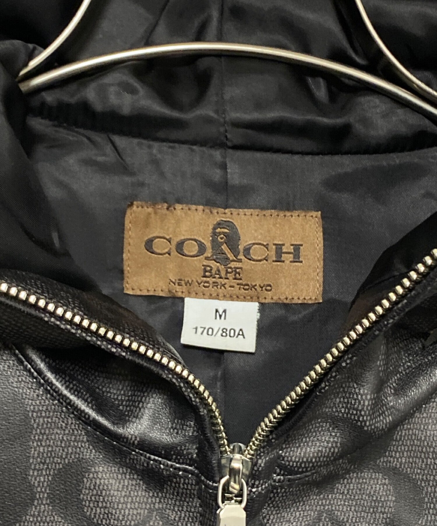 COACH Ape Godzilla Leather Parka 001hjg231903x | Archive Factory
