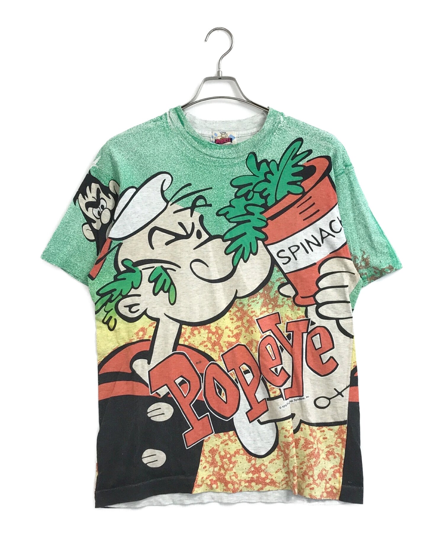 [Pre-owned] Popeye [Secondhand Clothing] All Over Anime Tee – Archive ...