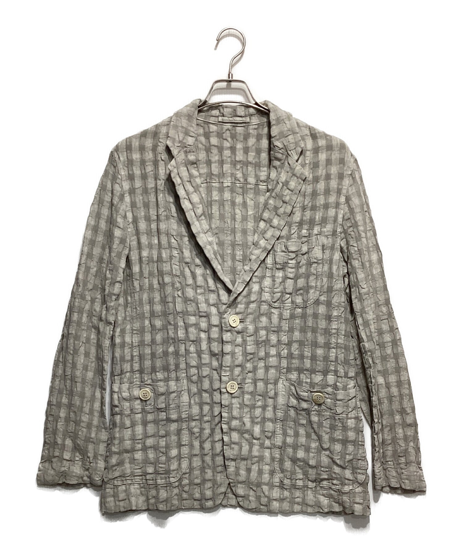 [Pre-owned] ISSEY MIYAKE MEN creased jacket ME91FD125 – Archive Factory